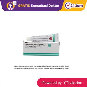 Jual Hydrocortison Cream 2.5% 5 g - Obat Dermatitis & Eksim - Halodoc ...