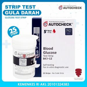 Jual Strip Autocheck Glucose Uric Acid Cholesterol Refill Auto check ...