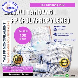 Jual Tali Tambang Plastik PPD 6mm 8mm 10mm 12mm Per Roll / Tali Tambang ...
