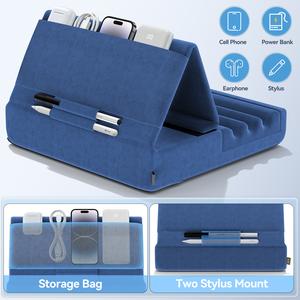 Jual KDD Tablet Pillow Holder Foldable iPad Stand for Lap Bed and Desk ...