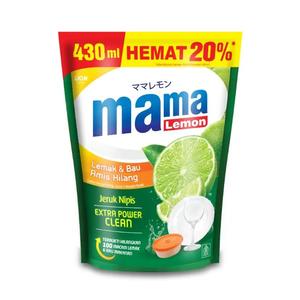 Jual Mama Lemon Sabun Cuci Piring Jeruk Nipis Pouch 430 Ml - Jakarta ...