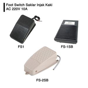 Jual Foot Switch Saklar Injak Kaki Kaki AC 220V 10A 1No 1Nc Push On Off ...
