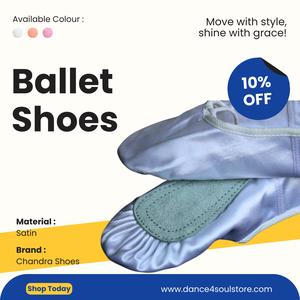 Jual DANCE4SOUL - SEPATU SATIN CHANDRA - BALLET - BALET - TARI - DANCE ...