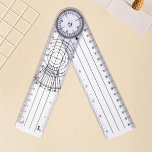 Jual 0-140mm 360 Degree Goniometer Angle Medical Spinal Angle Ruler ...