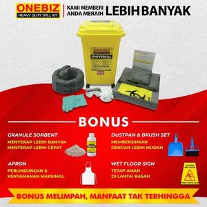 Jual Penyerap Cairan Universal 60L ONEBIZ Heavy Duty Spill Kit - Kit ...