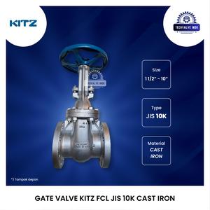 Jual GATE VALVE FCL KITZ 6" INCH CLASS JIS 10K CAST IRON ORIGINAL - Jakarta Barat - TechValve ...