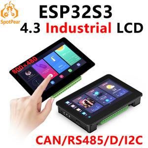 Jual LUBR ESP32 S3 4.3inch LCD (B) 800x480 Captive TouchScreen Display Board LVGL with Sensor ...
