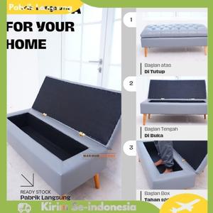 Jual SOFA BOX MINIMALIS MODEL KAKI RDTRO / STORAGE MODEL KEKINIAN 120 ...