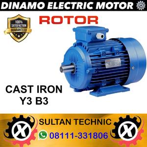 Jual DINAMO ELECTRIC MOTOR ROTOR Y3 4P 100L2 3KW/4HP 3PHASE 220/380V B3 - Jakarta Utara - Sultan ...