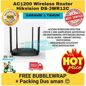 Jual ROUTER wifi WIRELESS HIKVISION DS-3WR12C AC extender cctv ezviz ...