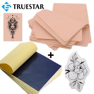 Jual Tattoo Practice Skin and Tattoo Transfer Paper Kit Double Sided ...
