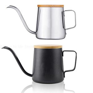 Jual Coffee Pot Swan Neck Thin Mouth Tea Pot Stainless Steel Narrow ...