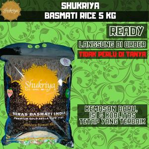 Jual SHUKRIYA BASMATI RICE 5 KG - FOOD NASI BASMATI ORIGINAL QUALITY ...
