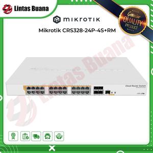 Jual Mikrotik CRS328-24P-4S+RM Cloud Router Switch CRS 328-24P-4S+RM ...