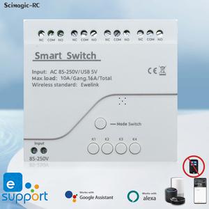 Jual Ewelink APP Smart Remote Control Wireless Wifi Switch Module 7-32V ...