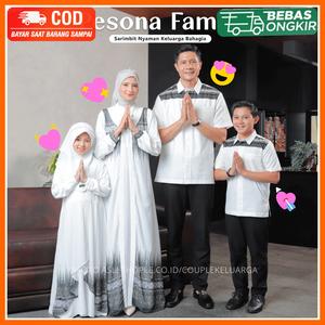 Jual Sarimbit Keluarga 2025 Sarimbit LUBI PESONA FAMILY BEROKEN WHITE ...