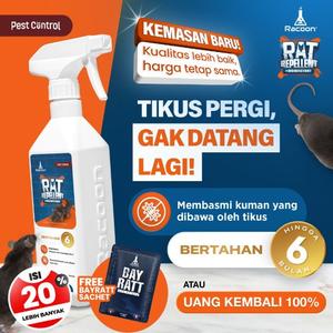 Jual Rat repellent spray 600ml Racoon Pengusir Tikus + Disinfectant ...