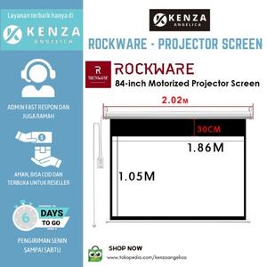 Promo ROCKWARE RW-RSP006 - Layar Proyektor Motorized 84 inch Gulung Otomatis - Jakarta Barat ...