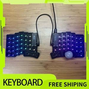 Jual Keyball 39/44/61 Split Keyboard Kit Screen Customized Wired Single ...