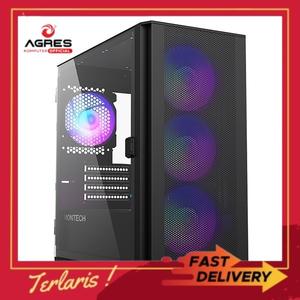 Promo MONTECH PC CASE MATX AIR 100 ARGB (4X 120MM ARGB FANS) BLACK ...