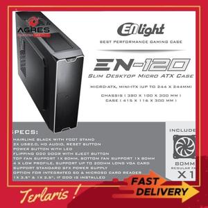 Promo Enlight EN-120 + 300W PSU - Micro ATX PC Case [mATX, Chassis ...