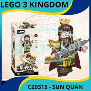 Jual Lego Three Kingdom Samkok 3 Raja Lu Meng Zhou Yu Sun Quan Gan Ning ...