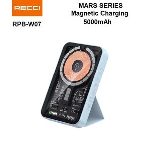 Jual RECCI RPB-W07 MARS SERIES 5000mAh Powerbank PD 20W Wireless Charge 15W - Jakarta Barat ...