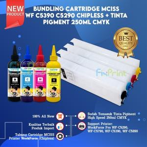 Jual Paket Modif Chipless 4 Warna Printer Epson WF-C5290 C5390 C5790 ...