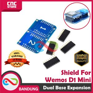 Jual DUAL BASE EXPANSION SHIELD FOR WEMOS D1 MINI - Kota Bandung - CNC STORE BANDUNG | Tokopedia