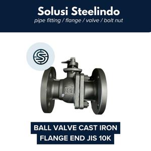 Promo BALL VALVE CAST IRON FLANGE END JIS 10K 4" Inch ( DN 100 ) - Kota ...