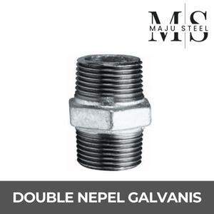 Jual Double Nepel Galvanis 3/4" Besi - Dobel Nipple Nepple Nipel Drat Inch - Kota Tangerang ...
