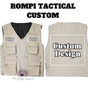 Jual Rompi Tactical Custom Logo dan Tulisan/Rompi lapangan/Rompi cargo ...