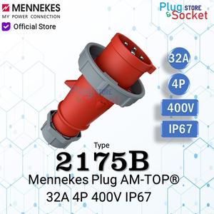 Jual Plug Male Reefer Container MENNEKES 32A 4P IP67 400V MEN 2175 ...