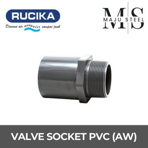 Jual Sock Drat Luar AW 1 1/4" PVC RUCIKA - Valve Socket Sok SDL Inch - Kota Tangerang - Maju ...