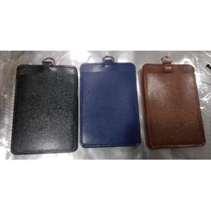 Jual Card Holder Kulit + RingD / Tempat ID Card Holder / Frame Name Tag ...