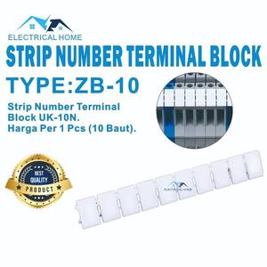 Jual Strip Number Terminal Block UK-10N Type ZB-10 - Kota Surabaya ...