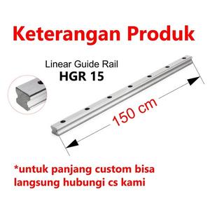 Jual [Haebot] Hiwin Linear Guide Rail Hgr15R15000C Hgr 15 15Mm 150Cm ...