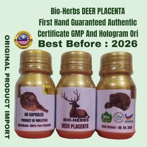 Jual PURE ORIGINAL DEER PLACENTA EXTRACT PLASENTA RUSA BIO AUTHENTIC SP - Kota Medan - Solusi ...