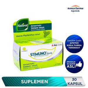Jual STIMUNO FORTE 30 KAPSUL / SUPLEMEN DAYA TAHAN TUBUH / KIMIA FARMA ...