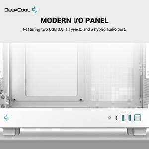 Jual DEEPCOOL CH160 WHITE MINI ITX SFF PC CASE CASING GAMING CHASSIS ...