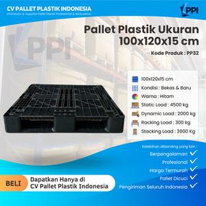 Jual Pallet Plastik Bekas/Baru Ukuran 100x120x15 cm – PP32/ Pallet ...