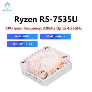 Jual Genmachine R5 7535U Mini PC Windows 11 Ryzen WiFi 6 Gaming PC ...