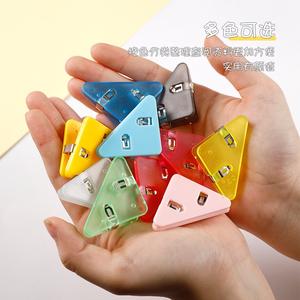 Jual Klip kertas warna warni Klip sudut kertas segitiga Klip binder ...