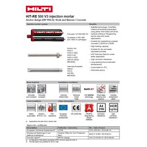 Jual GRATIS HIT RE 500-V3,CHEMICAL ANCHOR HILTI,LEM ANCHOR BETON,REBAR ...