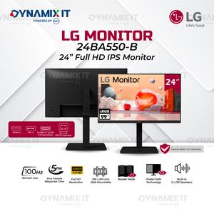 Jual [+Palet Kayu] Monitor LG 24BA550-B 24" Full HD IPS Monitor 100Hz ...