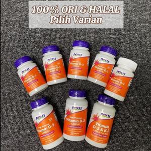Jual NOW VITAMIN D3 5000 10000 IU ORIGINAL USA HALAL FDA | HAKU VITAMIN - 1K 180 - Jakarta Barat ...