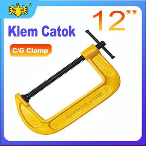Jual C/G Clamp Set Klem Catok Alat Jepit Meja Heavy Duty Klem 12" Inch ...