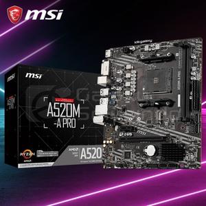 Promo MSI A520M-A PRO AMD AM4 A520 DDR4 Motherboard Cicil 0% 3x - Kota ...