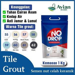 Jual Semen Nat keramik kamar mandi kolam No Drop tile grout anti bocor ...