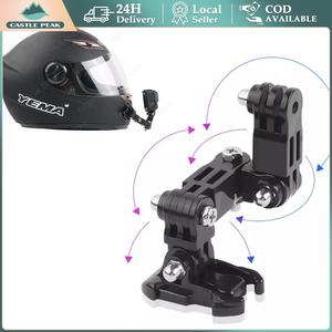 Jual Mounting Helm Strap Bracket Motovlog Action Cam HP Holder Helm ...